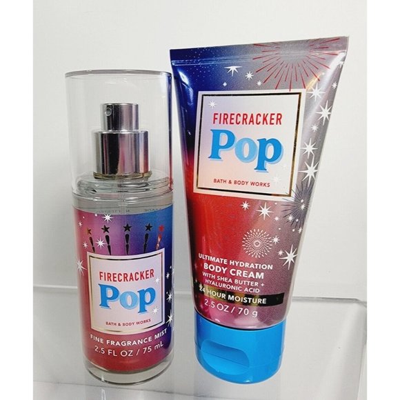 Bath & Body Works | Bath & Body | Firecracker Pop Bath Body Works Travel Size Set Mist Body ...